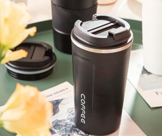 Travel Mug Insulated Coffee Cup with Leakproof Lid Vacuum Insulation ...