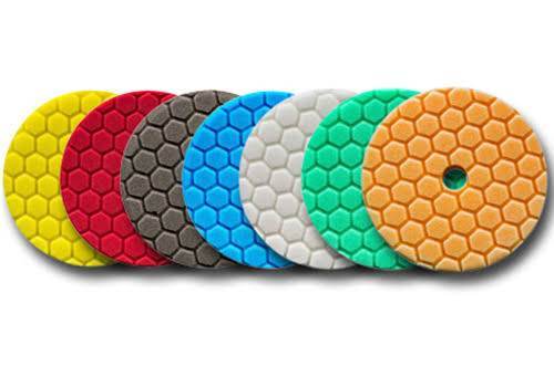 Clover Hex-Logic Quantum Cutting, Polishing and Finishing Pads 5 inch ...