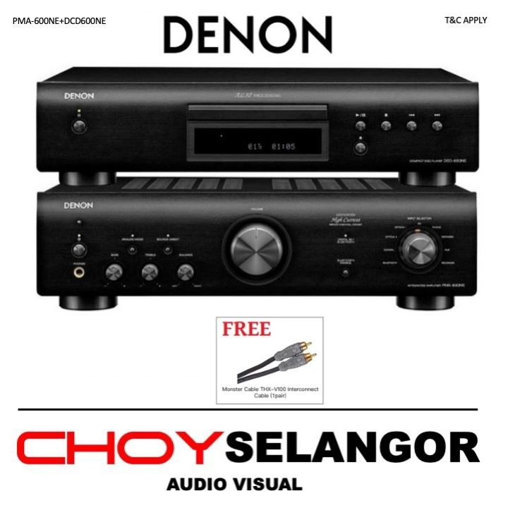 Denon PMA-600NE Integrated Amp + DCD-600NE CD Player | Lazada