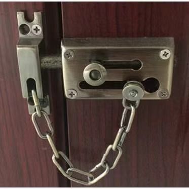 metal door chain guard bolt lock | Lazada PH