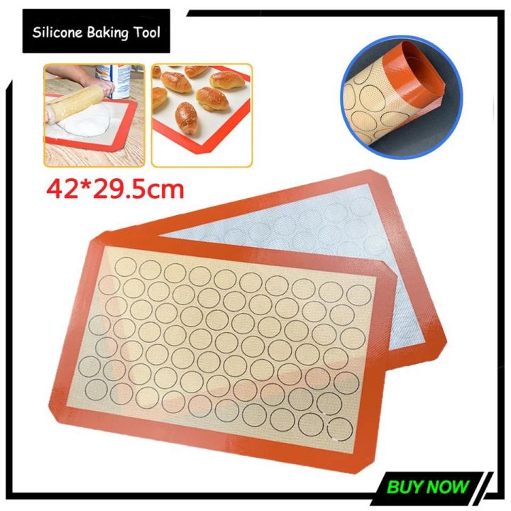 Silicone Mat 18 Eclair Pastry Non Stick Puff Perforated Liner Pad ...