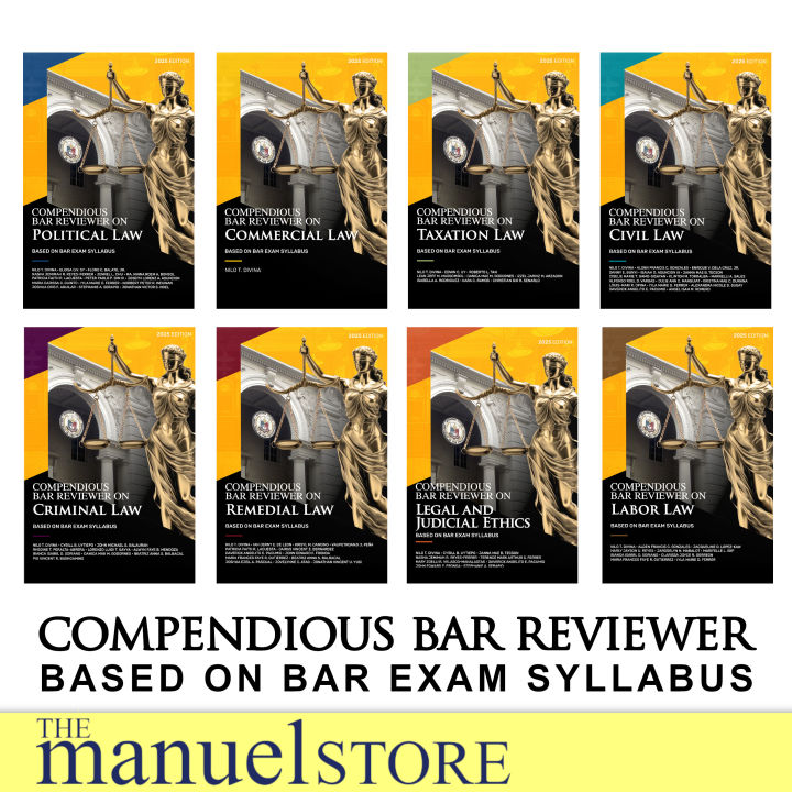 Compendious (2025) Bar Reviewer on - with Dean Nilo Divina Review ...