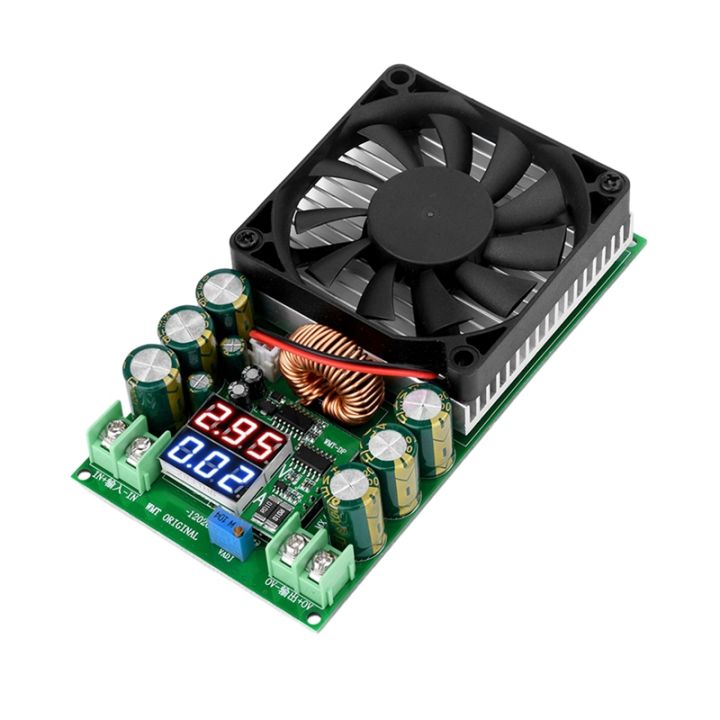 GearForge-600W 30A DC-DC Buck Module CV CC Adjustable Buck Converter 120V 100V 96V 84V Display ...