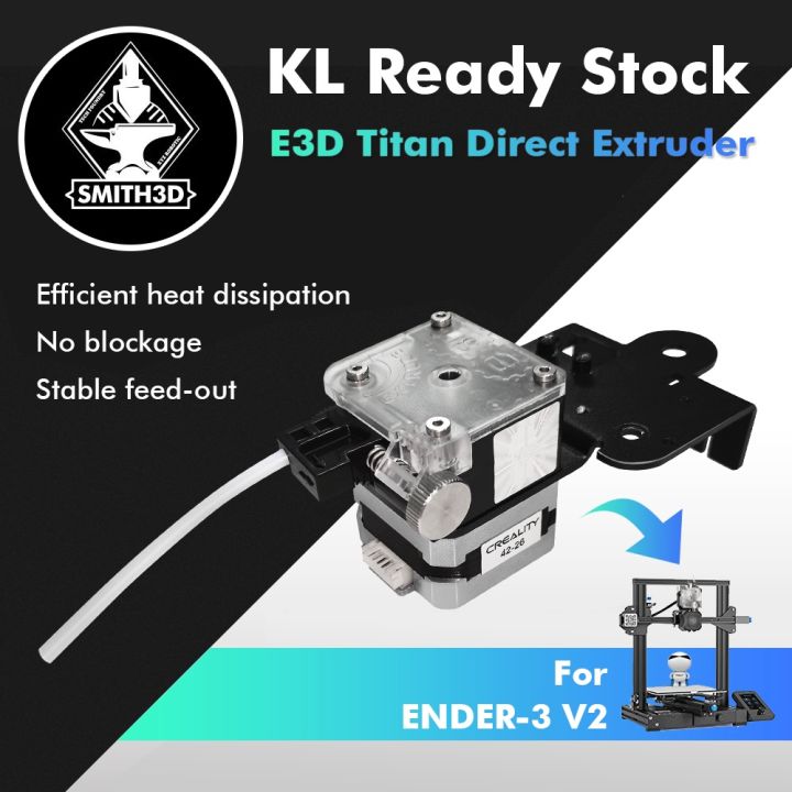 Genuine E3D Titan Direct Drive Extruder Kit with Stepper Motor for ...
