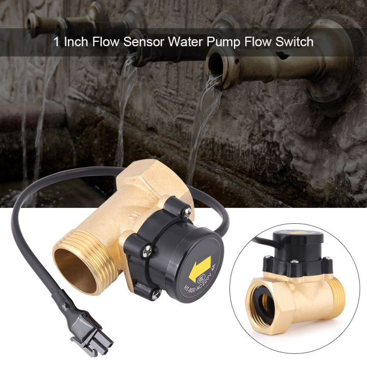 Water Flow Switch HT-800 G1 Thread 220V Water Pump Flow Sensor ...