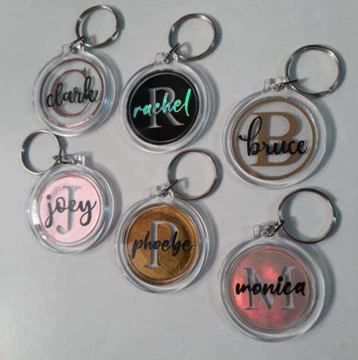 Customized/Personalized KEYCHAIN - Acrylic Round Type | Lazada PH
