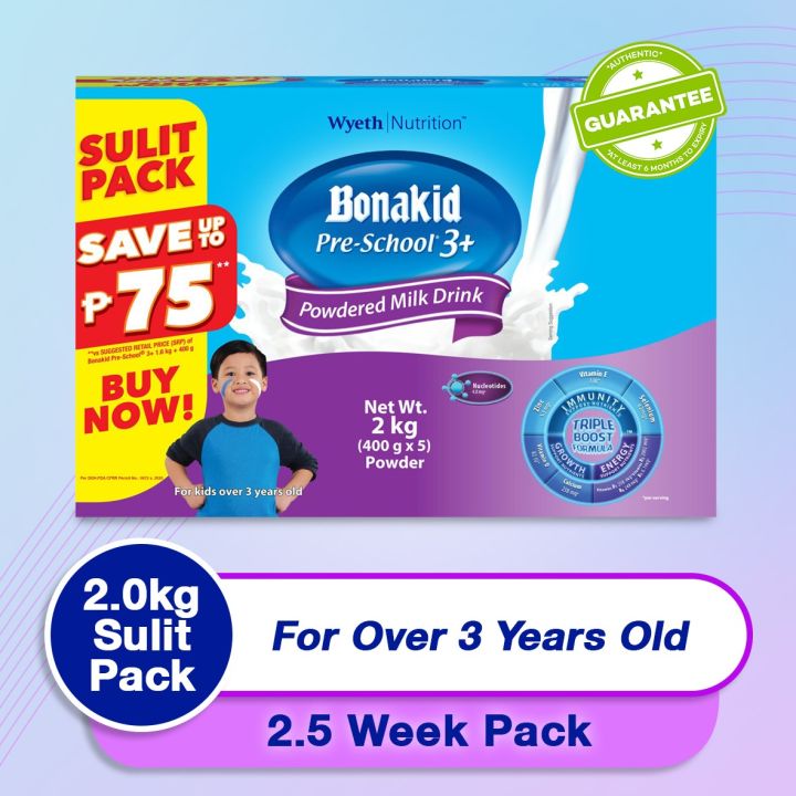 Bonakid Pre-School 3+ 2kg | Lazada PH