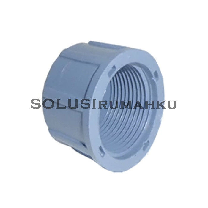 Dop Drat Dalam PVC 3/4 Cap Tutup Ujung Pipa 3/4 Inch In | Lazada Indonesia