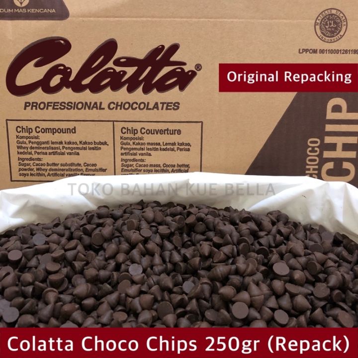 COLATTA Choco Chips 250gr (REPACK) Collata Kerucut | Lazada Indonesia