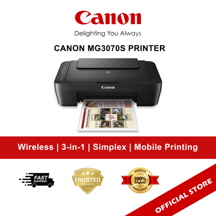 Canon PIXMA MG3070S Inkjet Printer | Lazada Singapore