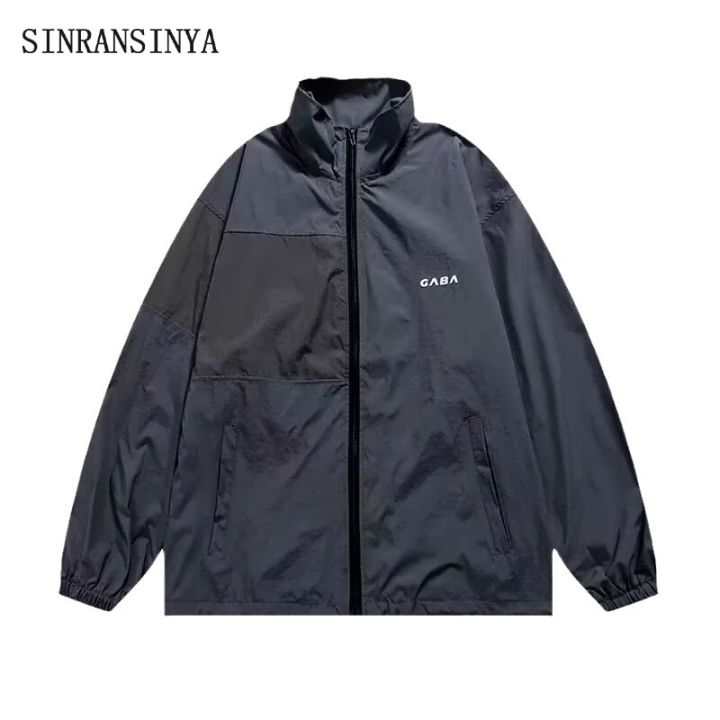 SINRANSINYA丨เสื้อแจ็กเก็ตผู้ชาย-เสื้อโค้ทแฟชั่นสำหรับผู้ชาย เสื้อฝนกัน ...