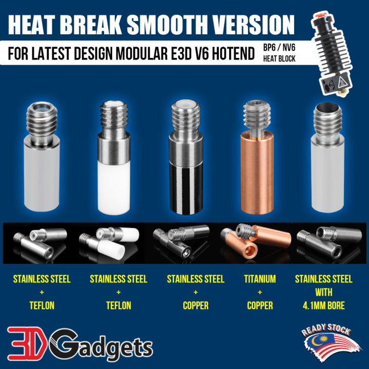 Anti- Heat Creep Heat Break for Modular E3D V6 Type Hotend 3D Printer ...