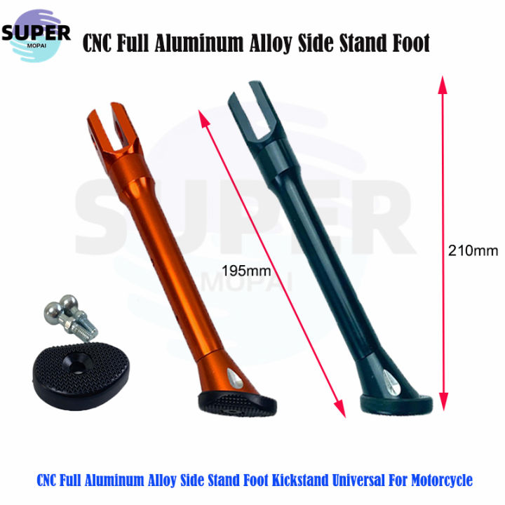 Motorcycle Universal Adjustable Foot Side Support Stand CNC Alloy ...