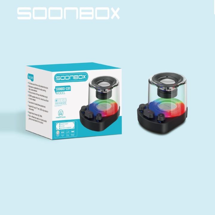 Speaker Bluetooth Mini Portable Soonbox S301Speaker Wireless5.3 10W ...