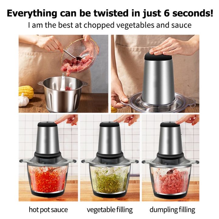 Multi functional intelligent electric Meat grinder practical kitchen ...