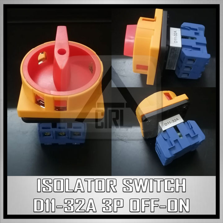 ISOLATOR SWITCH 3POLE 32A/63A/100A | Lazada PH