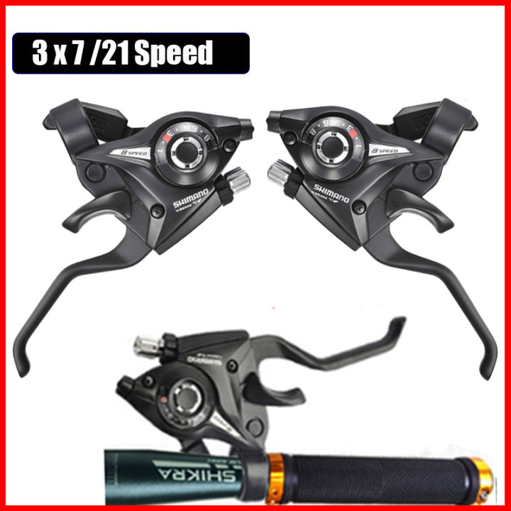 【Ready stock】Shimano ST-EF51 GEAR Shifter/Brake Lever 3 x 7,8 Speed or ...