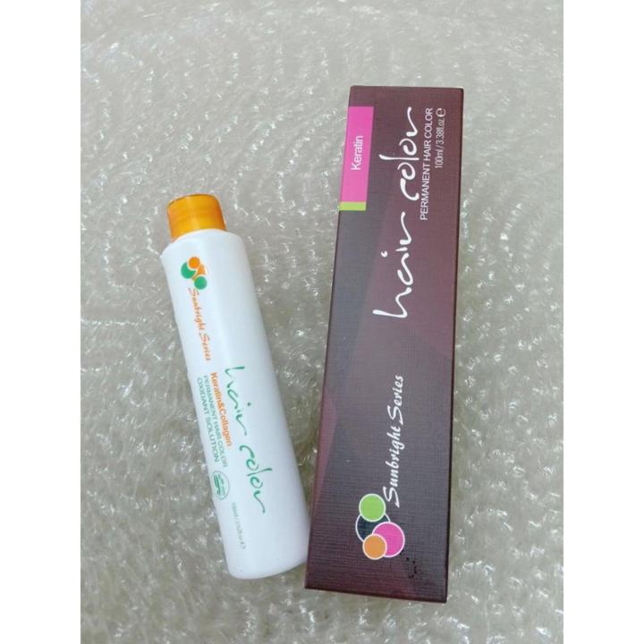 sunbright hair color with oxidizing 5.5 | Lazada PH