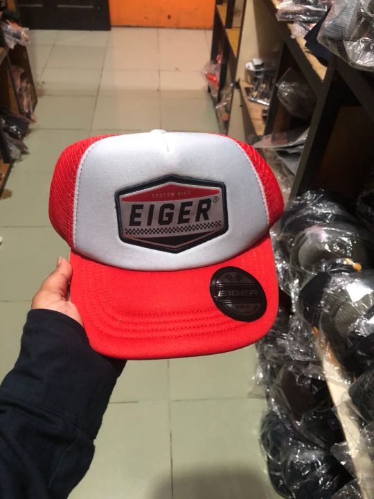 Eiger Topi Custom Garage Trucker Caps 3924 - Topi Pria Eiger | Lazada ...