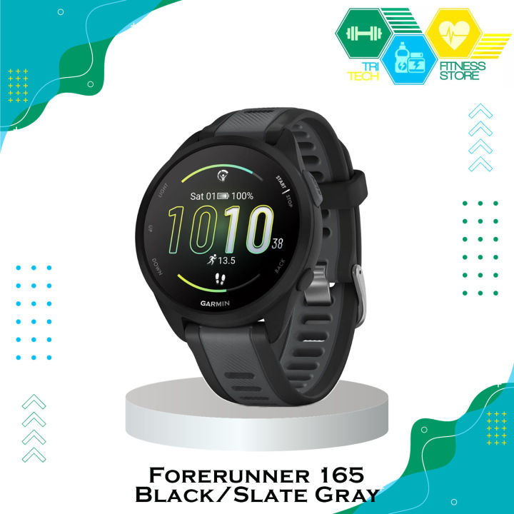 Forerunner 165 Black/Slate Gray Smartwatch | Lazada PH