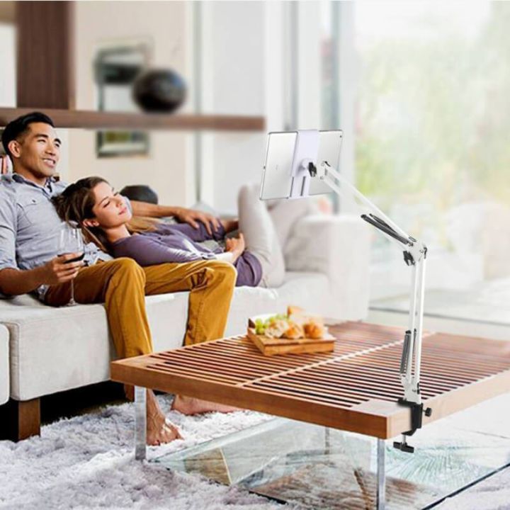 【Big Sale】Adjustable Long Arm HolderLazy Tablet Stand For Bed Upgraded ...