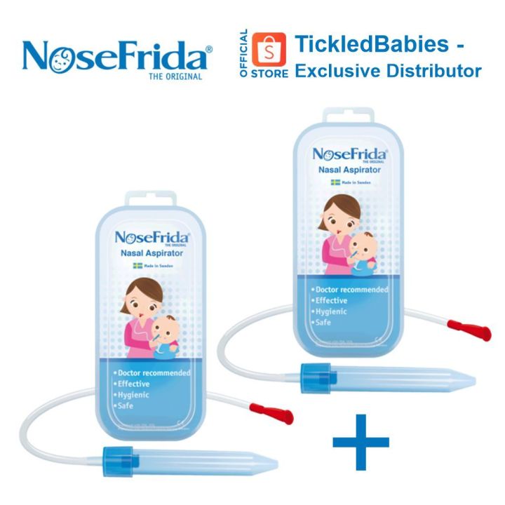 NoseFrida Nasal Aspirator - The Snotsucker with Travel Case, 2-piece ...