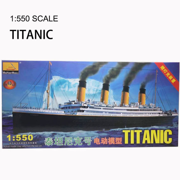 1:550 RMS Titanic Model Building Kits Assembly Plastic Ship Model With ...