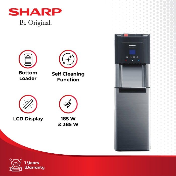 Sharp Dispenser SWD-75EHL-SL Dispenser Galon Bawah 385 watt | Lazada ...