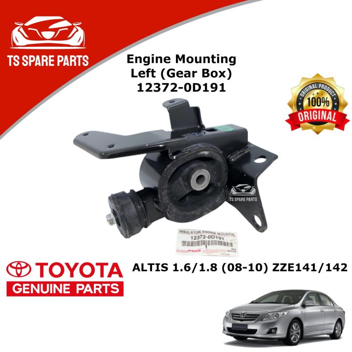 Toyota Engine Mounting Left (Gearbox) 12372-0D191 Altis ZZE141/142 ...