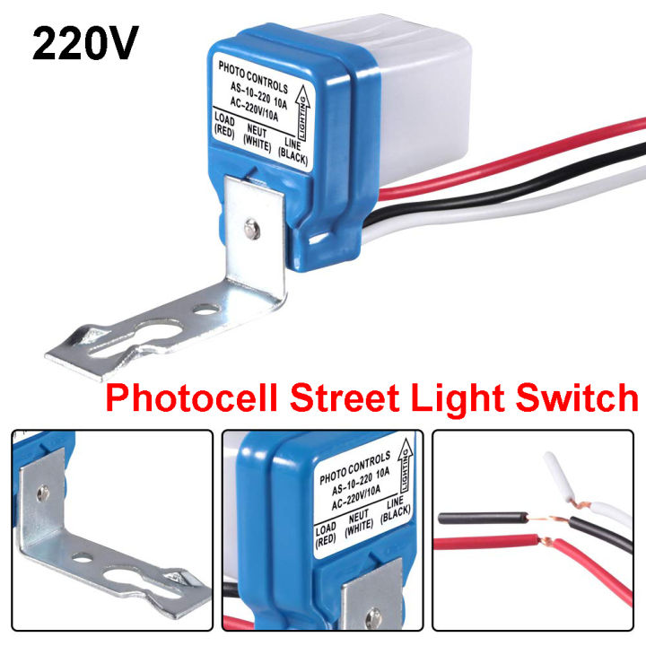 Automatic On Off Photocell Street Lamp Light Switch Controller DC AC ...