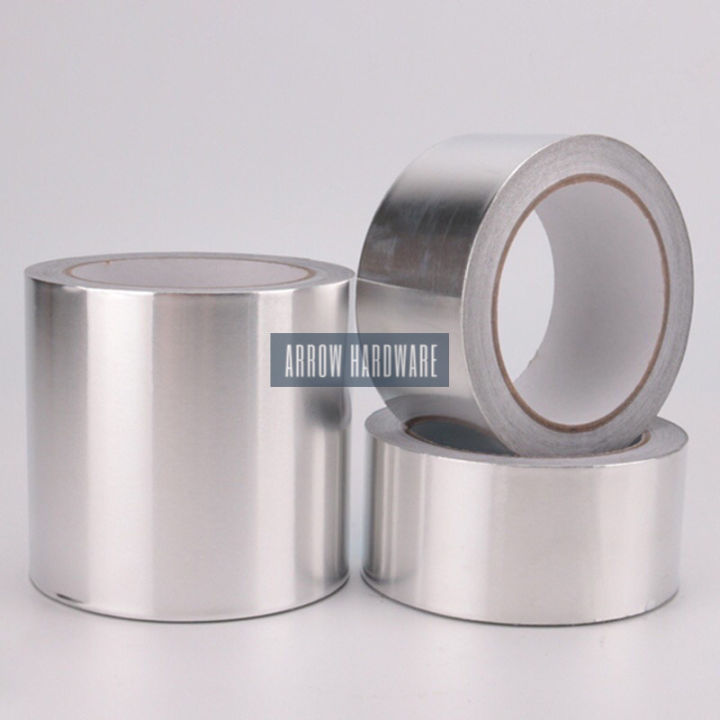 7D Aluminum Foil Tape High Temperature Heat Shield Resistant (4 inch x 10m) | Lazada PH