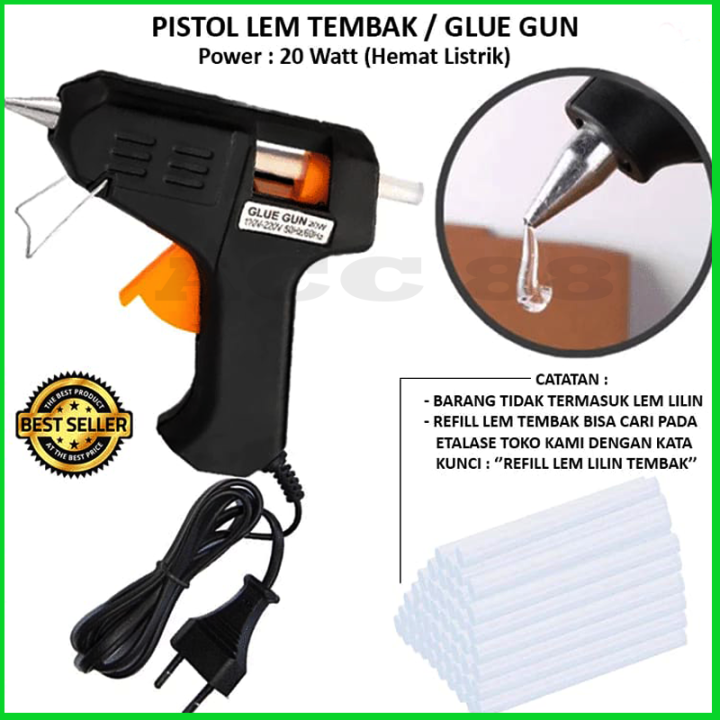 Alat Lem Tembak 20 Watt Listrik | Lazada Indonesia