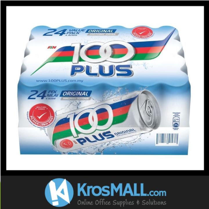 F&N 100PLUS Original Can (24 x 325ml) | Lazada