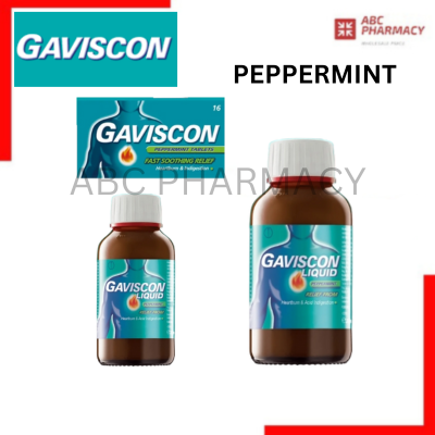 GAVISCON Peppermint Tablet / Sachet / Liquid | Lazada