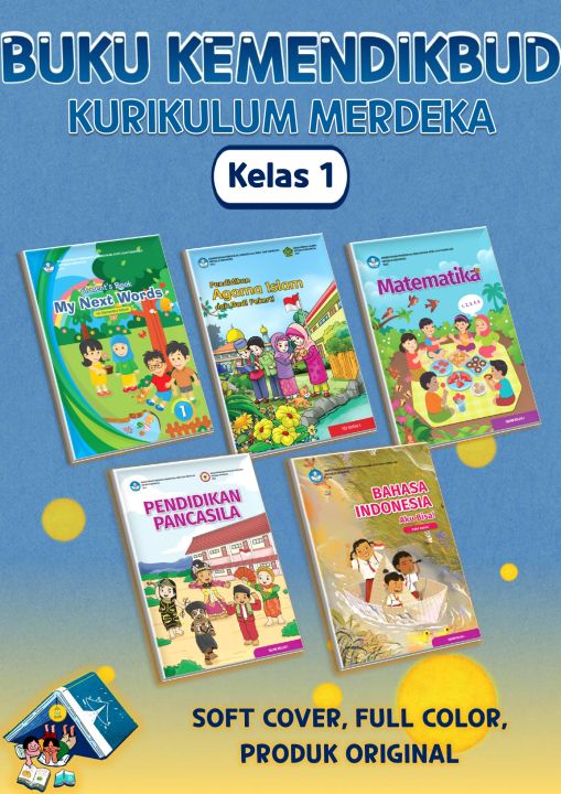 Buku Paket Kemendikbud Kelas 1 SD Kurikulum Merdeka | Lazada Indonesia