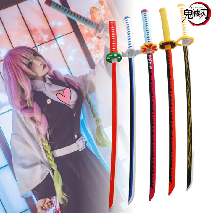 Real Size Demon Slayer Anime Kimetsu No Yaiba Mitsuri Cosplay Accessory ...