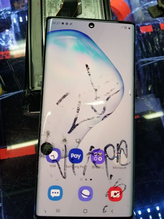 LCD Touch work Practice Broken LCD Screen For Samsung Galaxy Note 20 Ultra 5G Note 10 N970F 10 ...