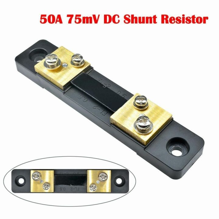 Shunt 100A/75mV โวลต์มิเตอร์แอมป์กับสายโหลดไฟ LED แสดงแรงดันไฟฟ้า ...