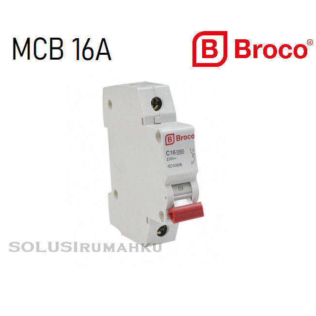 MCB BROCO 16A SNI SIKRING 16 AMPERE 3500 WATT | Lazada Indonesia