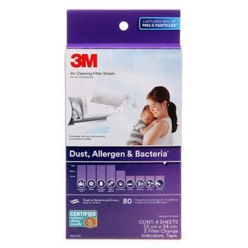 3m Aircon Filter Sheets - Dust, Allergen and Bacteria-1909 | Lazada PH