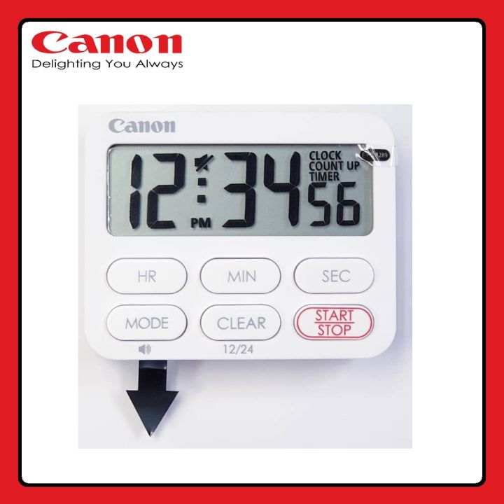 Canon Clock Timer CT-50-WH Large Display Count Up/Down (Anti-Bacterial ...