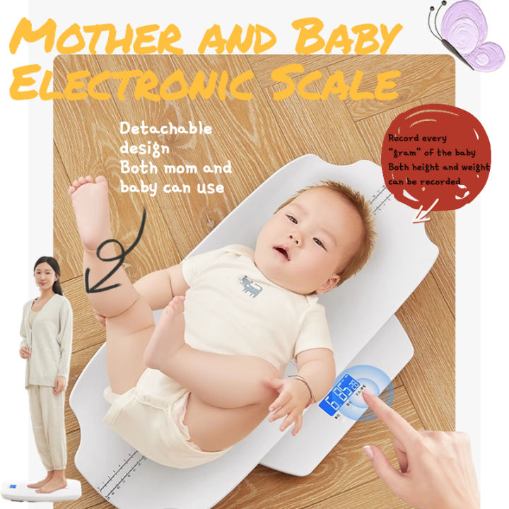 Load capacity 100KG！Baby Weighing Scale LED Backlight Weighing Scale ...