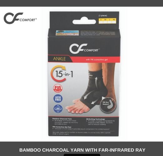 (S) Comfort® Ankle Support With Corrective Gel Pad 1 piece | Lazada