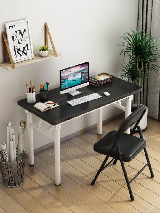 Household folding desk homework study desk rectangular bedroom simple ...