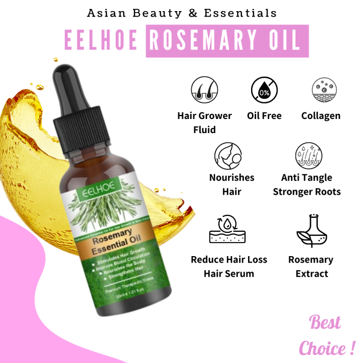 Authentic Rosemary Hair Growth Essential Oil Anti Hair Loss Fast