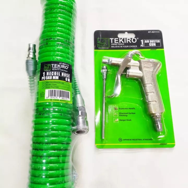 Tekiro selang recoil 6 meter set air duster tekiro - selang angin tekiro set selang kompresor ...