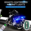 7 colors Remote RGB Led Aircraft Strobe lights Motorcycle Lights LED Flash Position Wireless ...