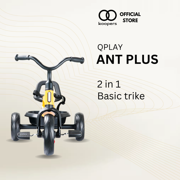 (Koopers Official Store) QPLAY Ant Plus Premium Compact Foldable Children Kids Trike Ride On ...