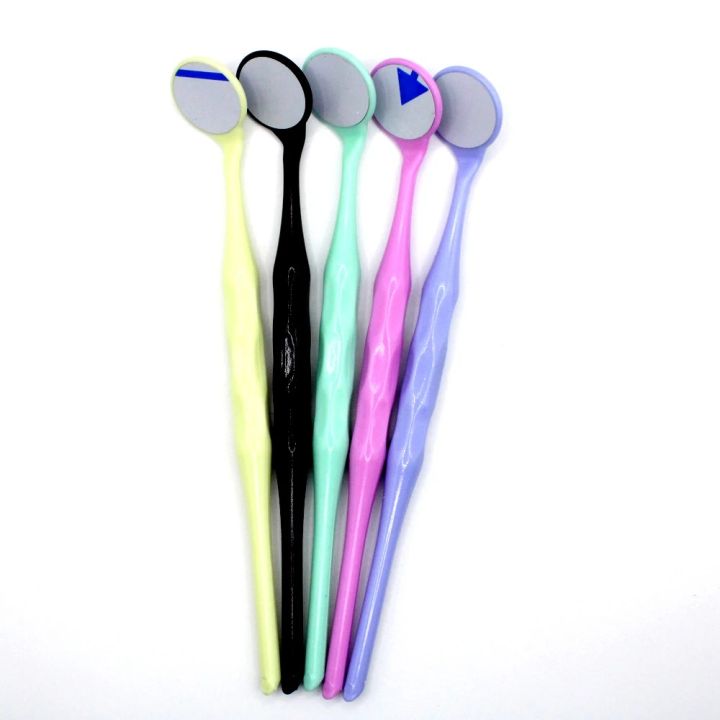 5pcs Dental Mouth Mirror Autoclavable Premium Front Surface Exam ...