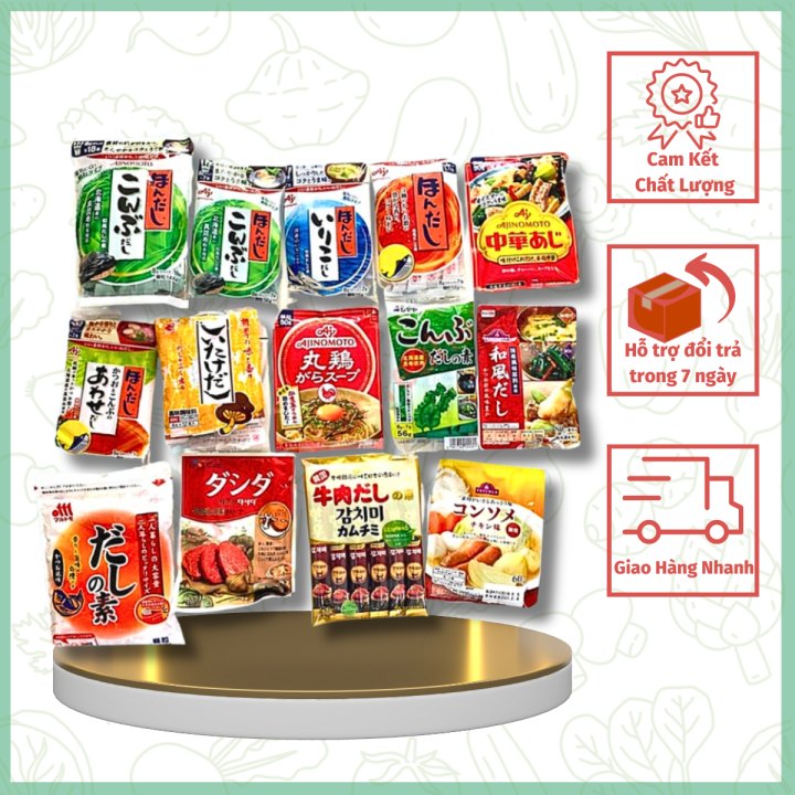 Hạt nêm Nhật các loại cho bé ăn dặm Ajinomoto Topvalu.... | Lazada.vn